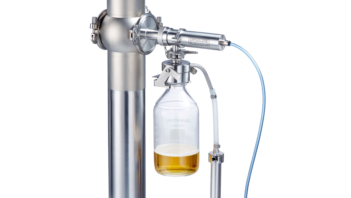 Sampling in beverage production